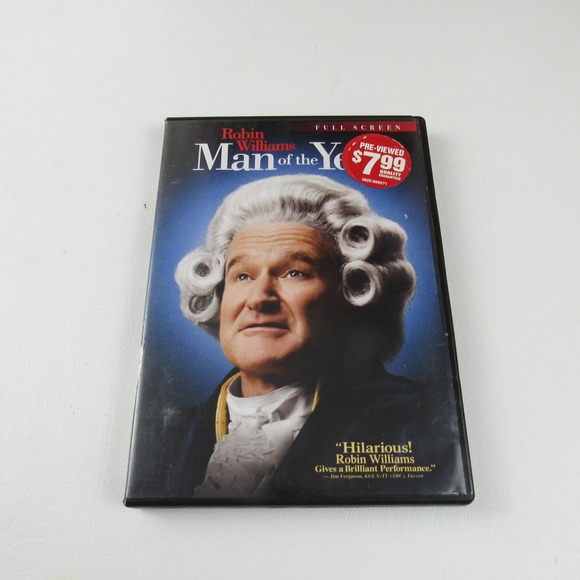 Media | Robin Williams Man Of The Year Dvd Full Screen Comedy Movie ...